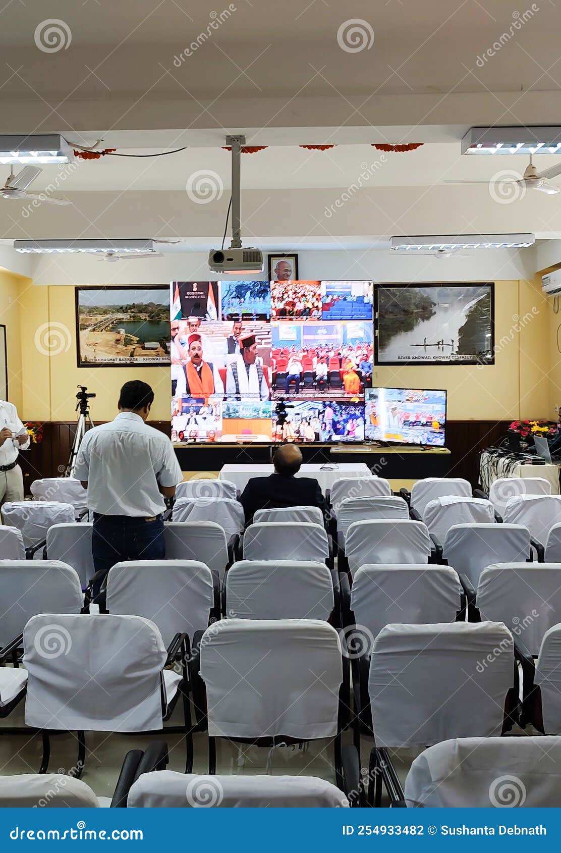 Preparation of PM Live Interaction Editorial Photography - Image of ...