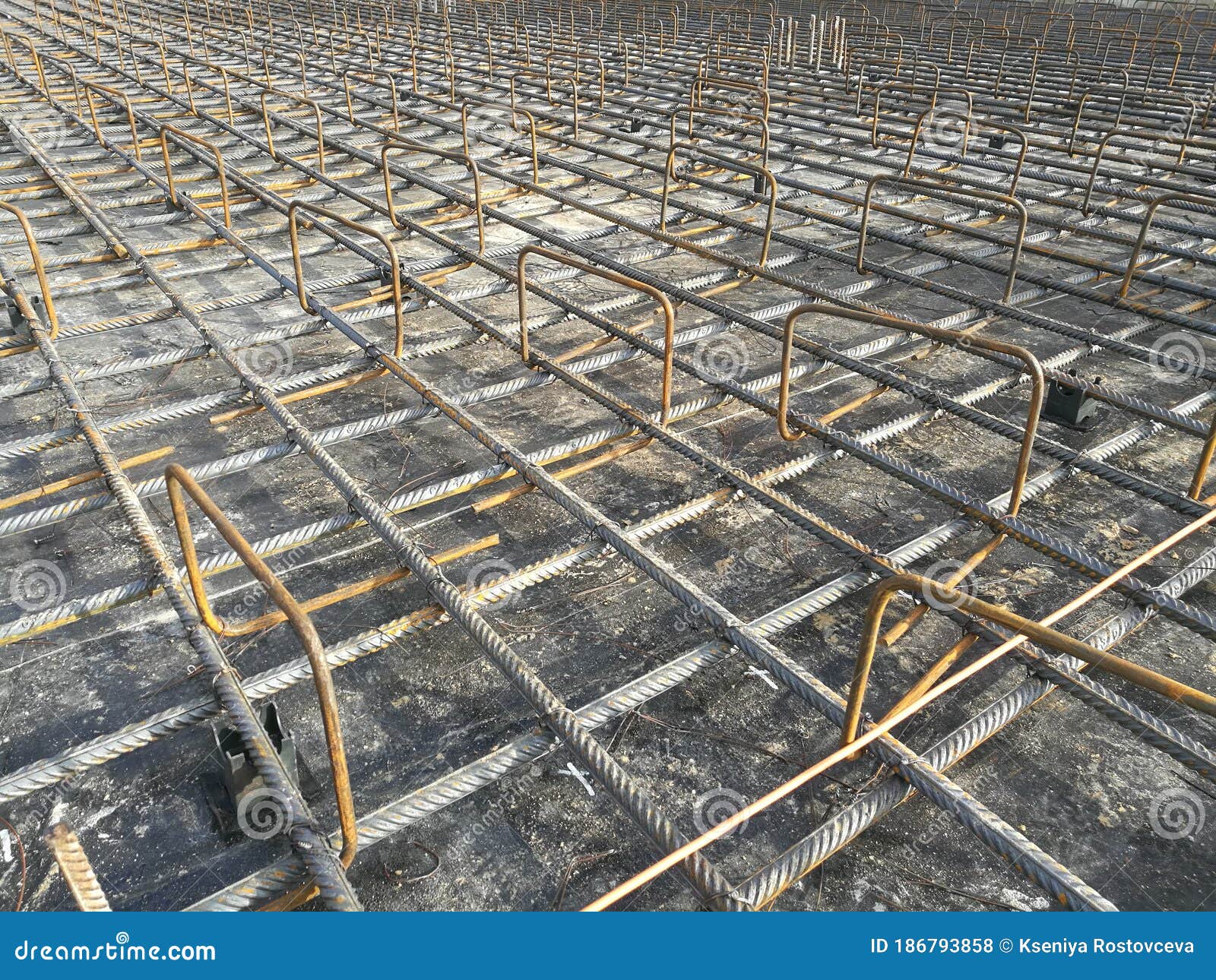 Preparation of Rebar for the Device of the Foundation Plate ...