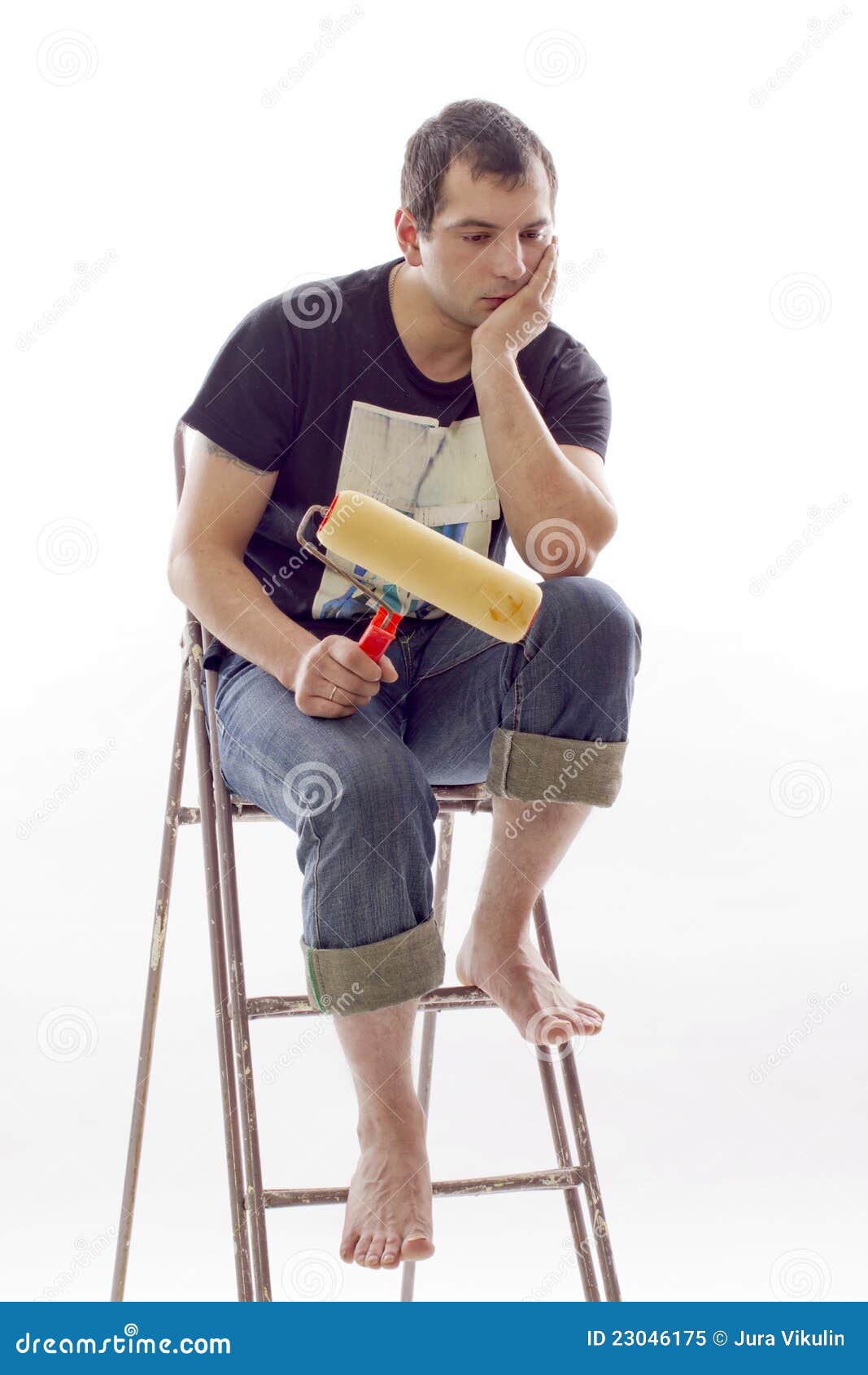 Preparation for repair stock image. Image of work, full - 23046175