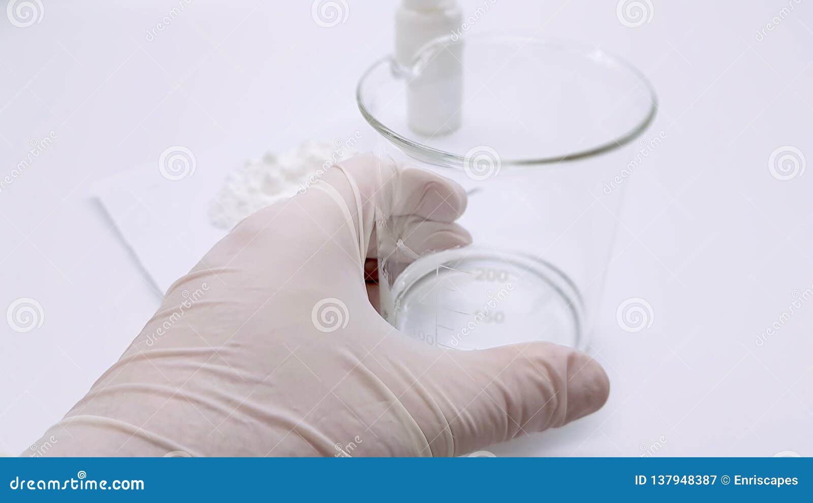 Preparation of a solution stock image. Image of solvent - 137948387