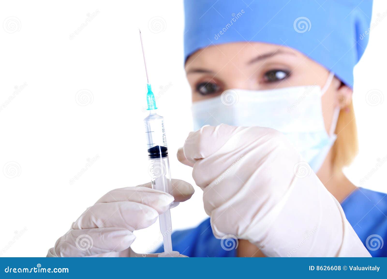 Preparation To Do a Inoculation Stock Photo - Image of hospital ...