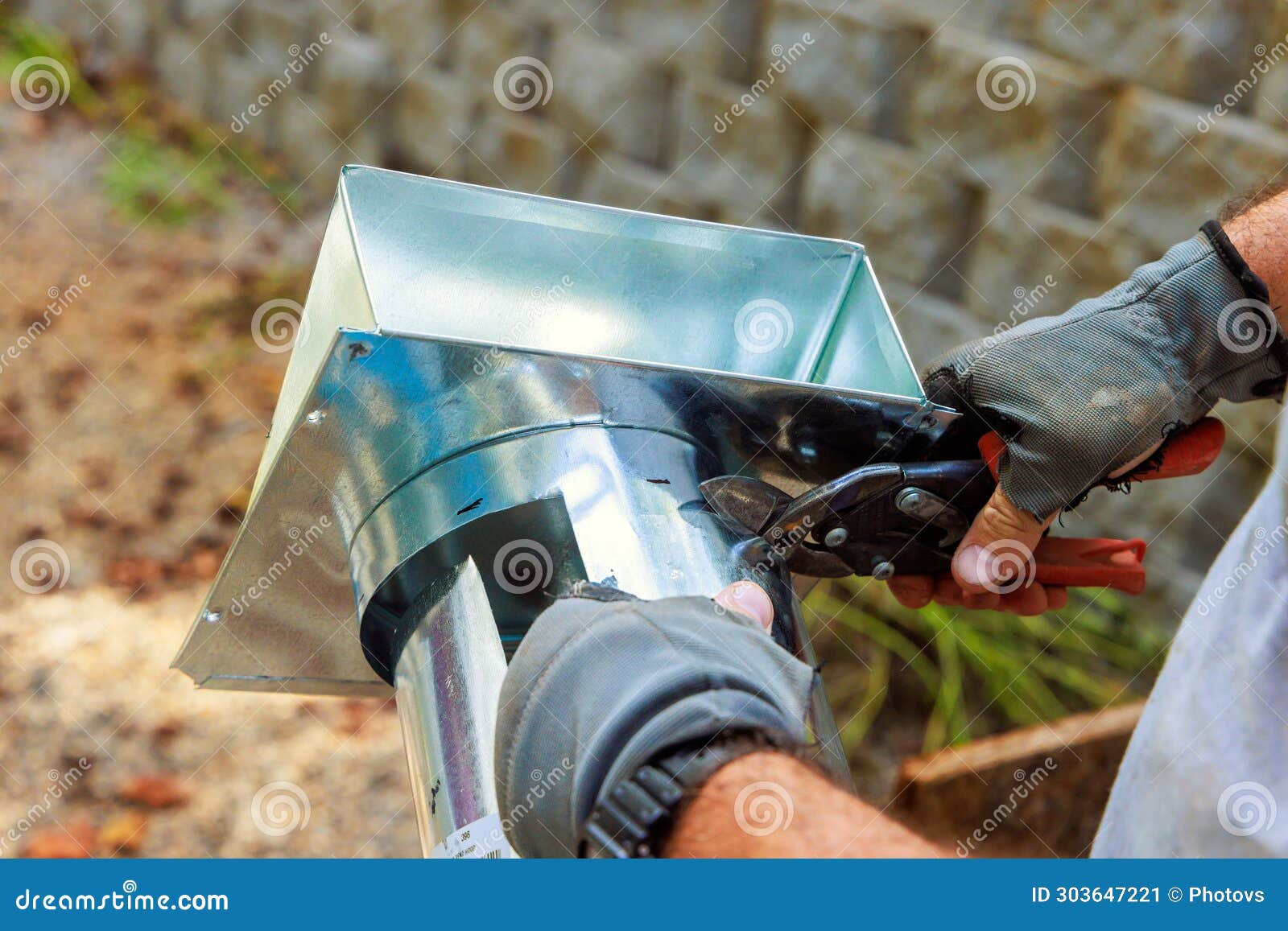 Preparation To Install an External Extractor Wall Ventilation System in ...