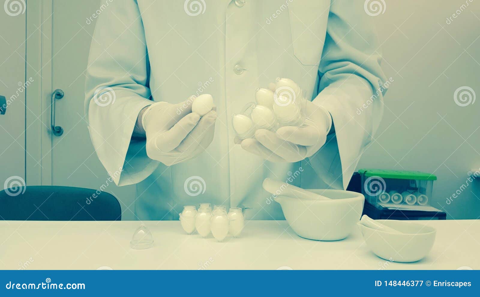 Preparation of Vaginal Tablets Stock Image - Image of prescription ...