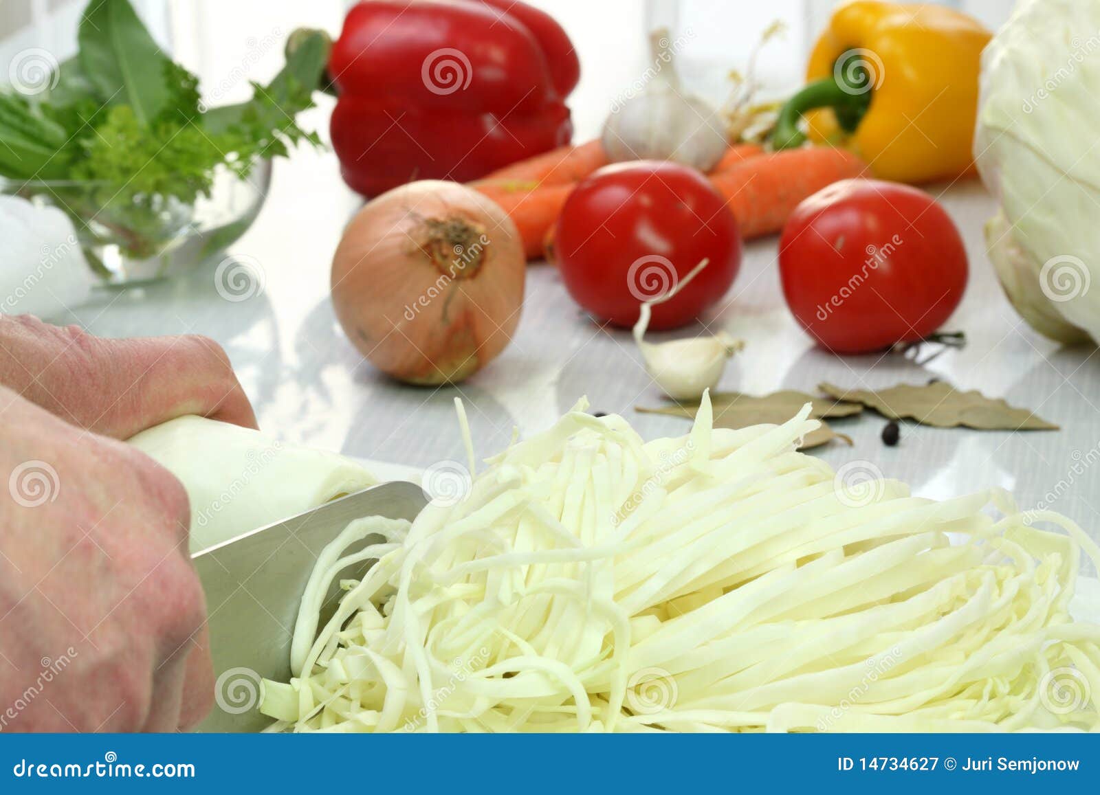 Preparation of Vegetable Soup. Stock Image - Image of onion, group ...