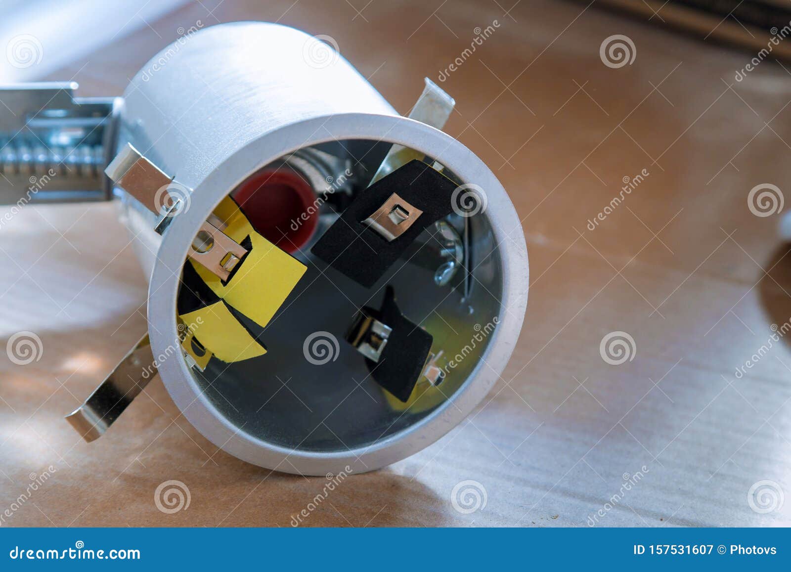 Bad Installation Of Electric Fuses Installed On Electric Poles Stock ...