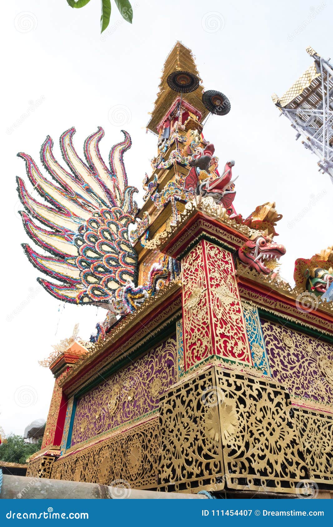 Bade Cremation Tower in Ubud, Bali Ready for Royal Family Funeral ... Bade Cremation Tower in Ubud, Bali Ready for Royal Family Funeral ...