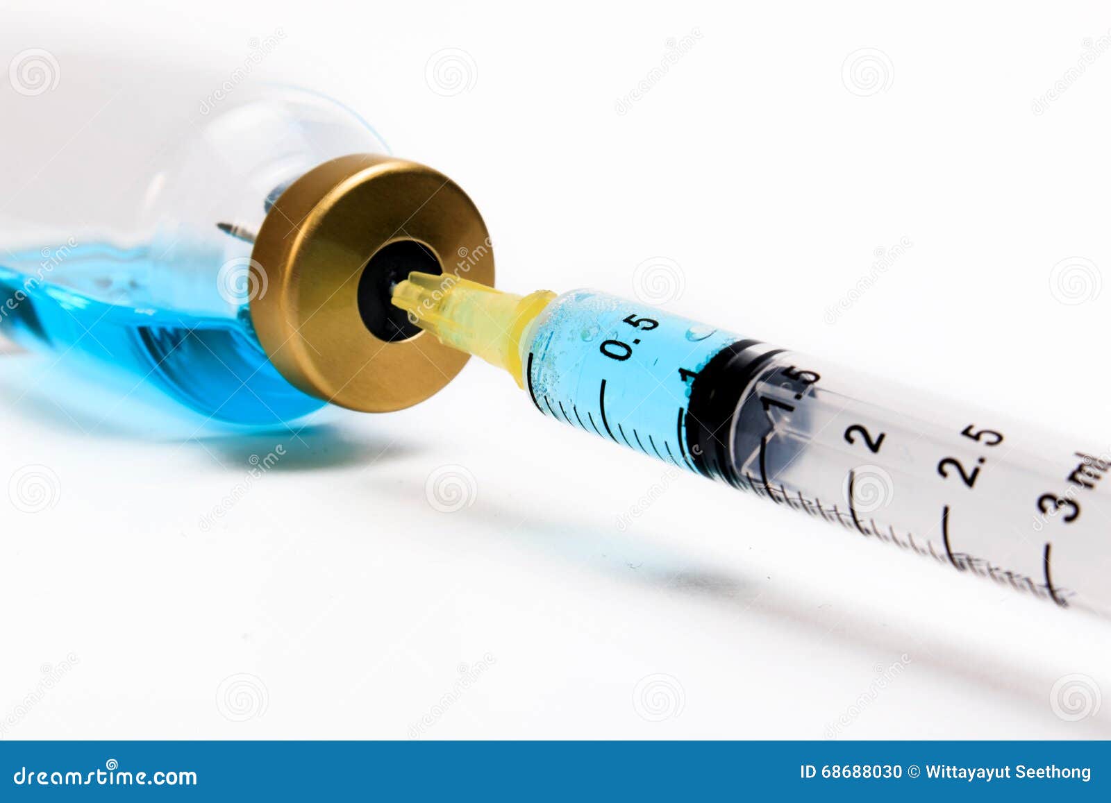 Prepare for Injection. Ready To Put a Vaccine. Stock Photo - Image of ...