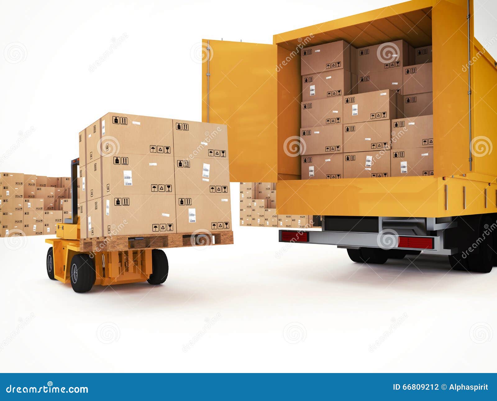 Prepare shipping stock illustration. Illustration of export - 66809212