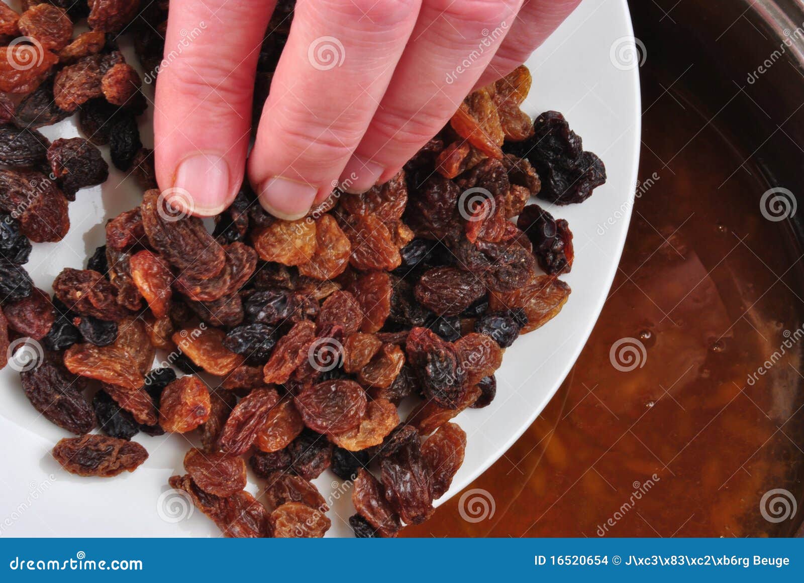 Prepare Sweet Raisins for Home Baking Stock Photo - Image of baking ...