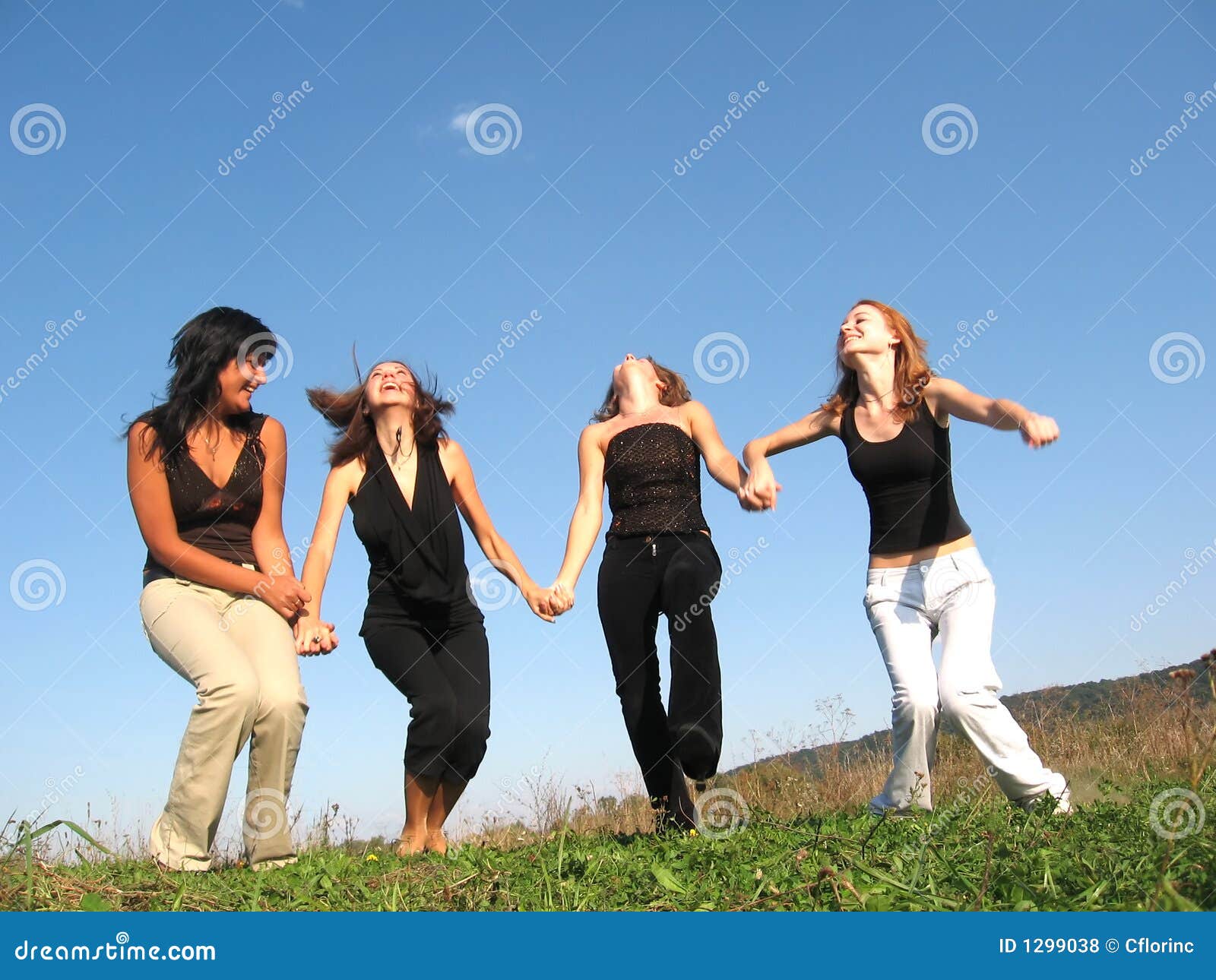 Prepare to jump stock photo. Image of people, beautiful - 1299038