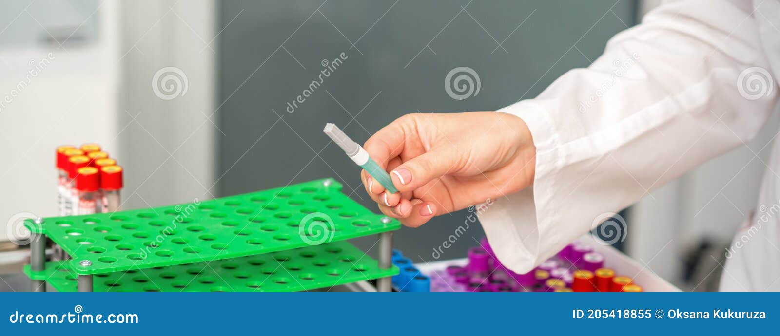Prepare Tools for Blood Sampling Stock Image - Image of multi ...