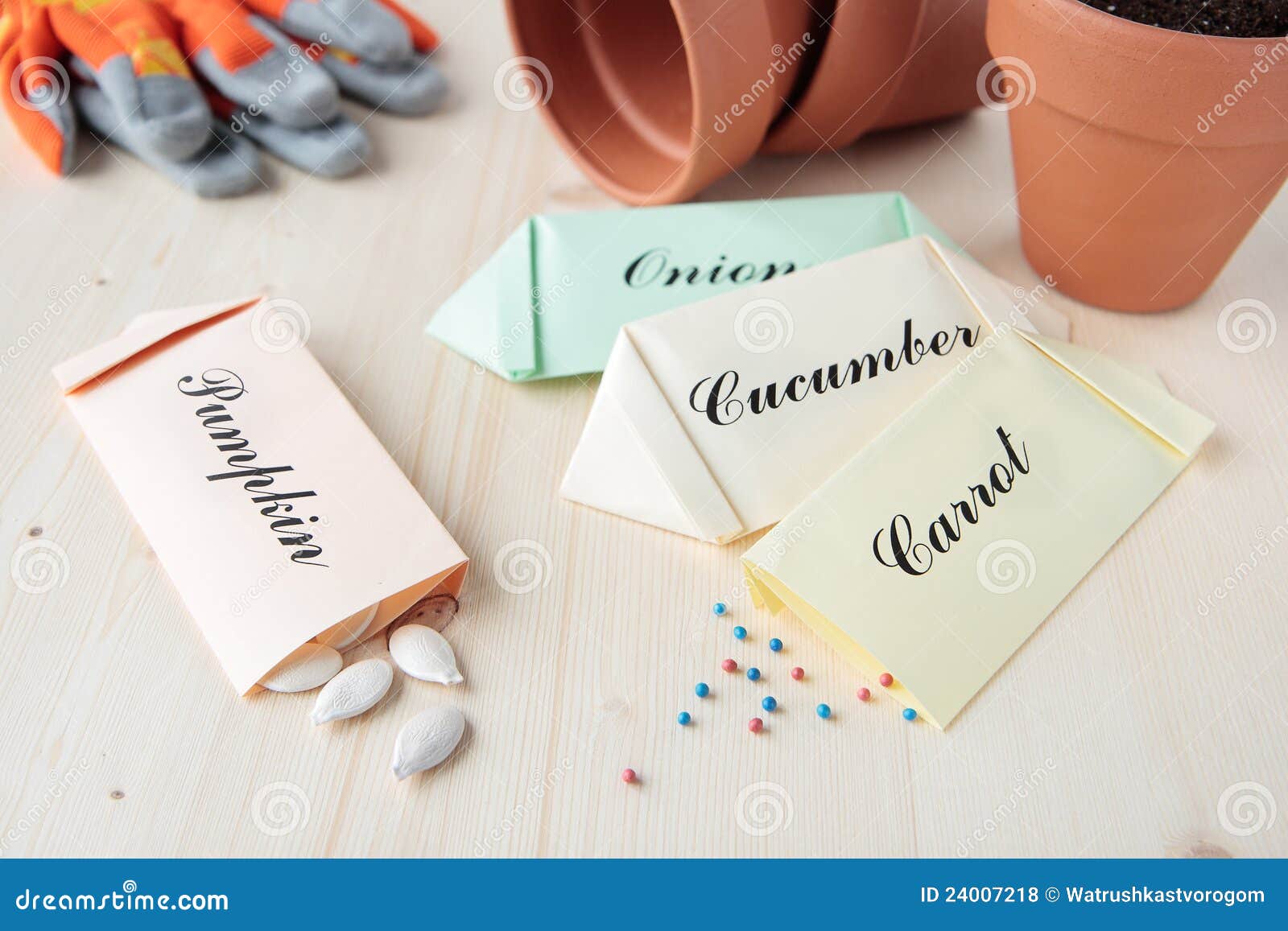 Prepare Vegetable Seeds for Planting Stock Photo - Image of vegetable ...