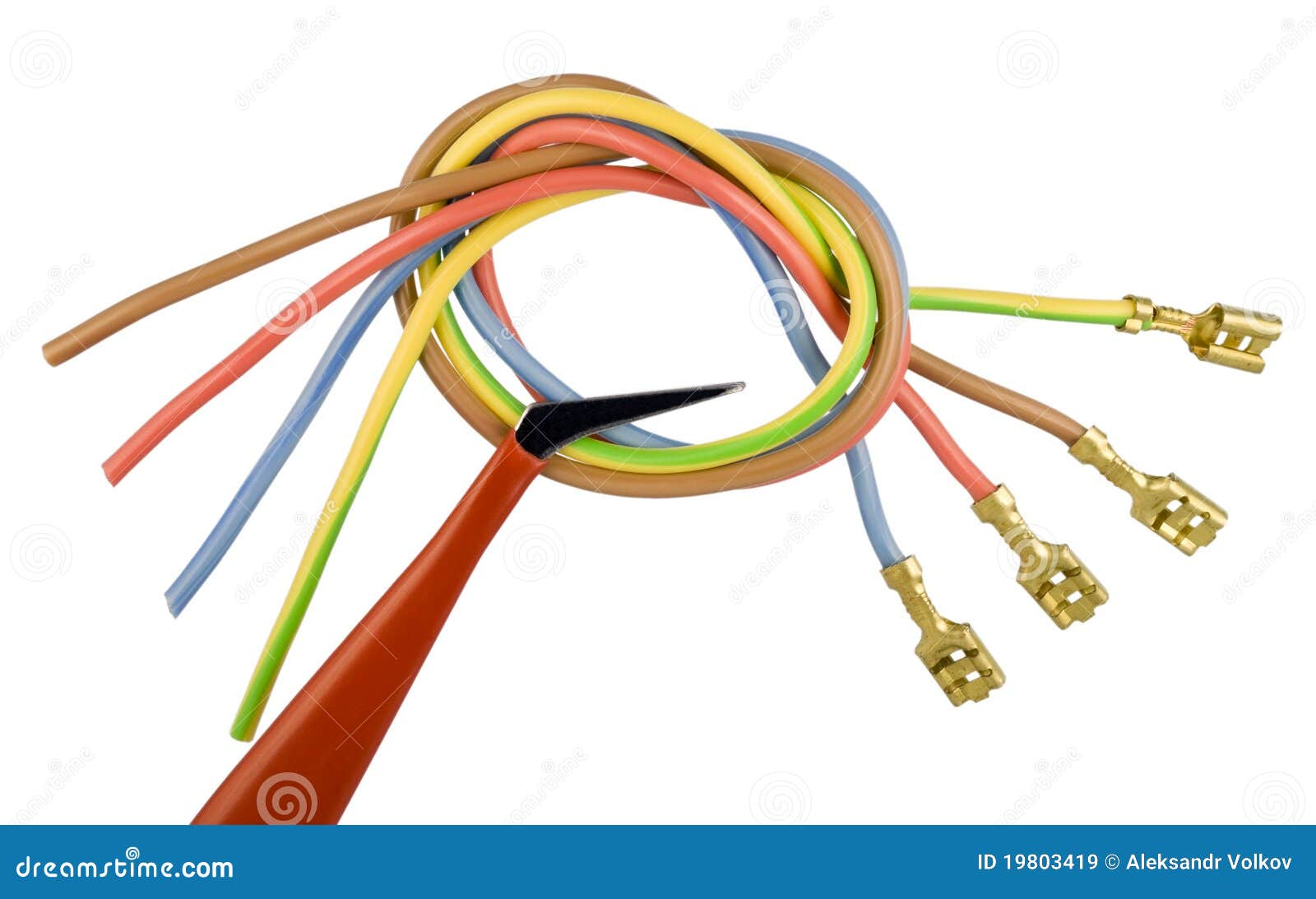 Prepared For Connection To Power Electric Lines Royalty Free Stock ...