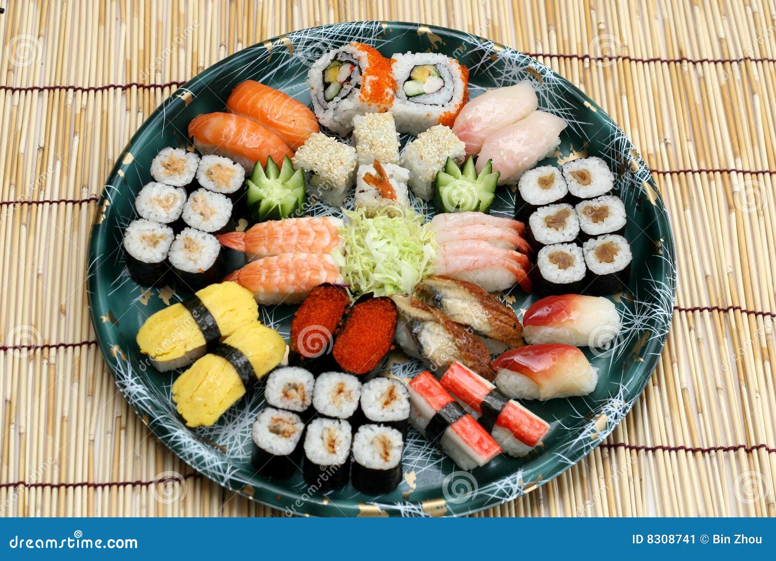 Prepared and Delicious Sushi Stock Image - Image of chopsticks ...