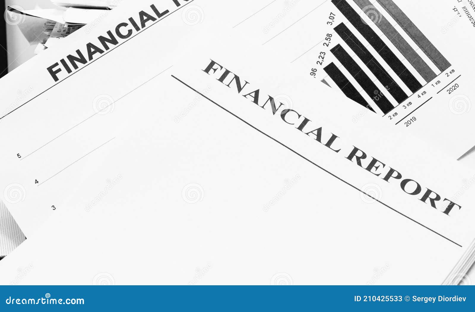 Prepared Documents for the Financial Report. Accounting or Financial ...