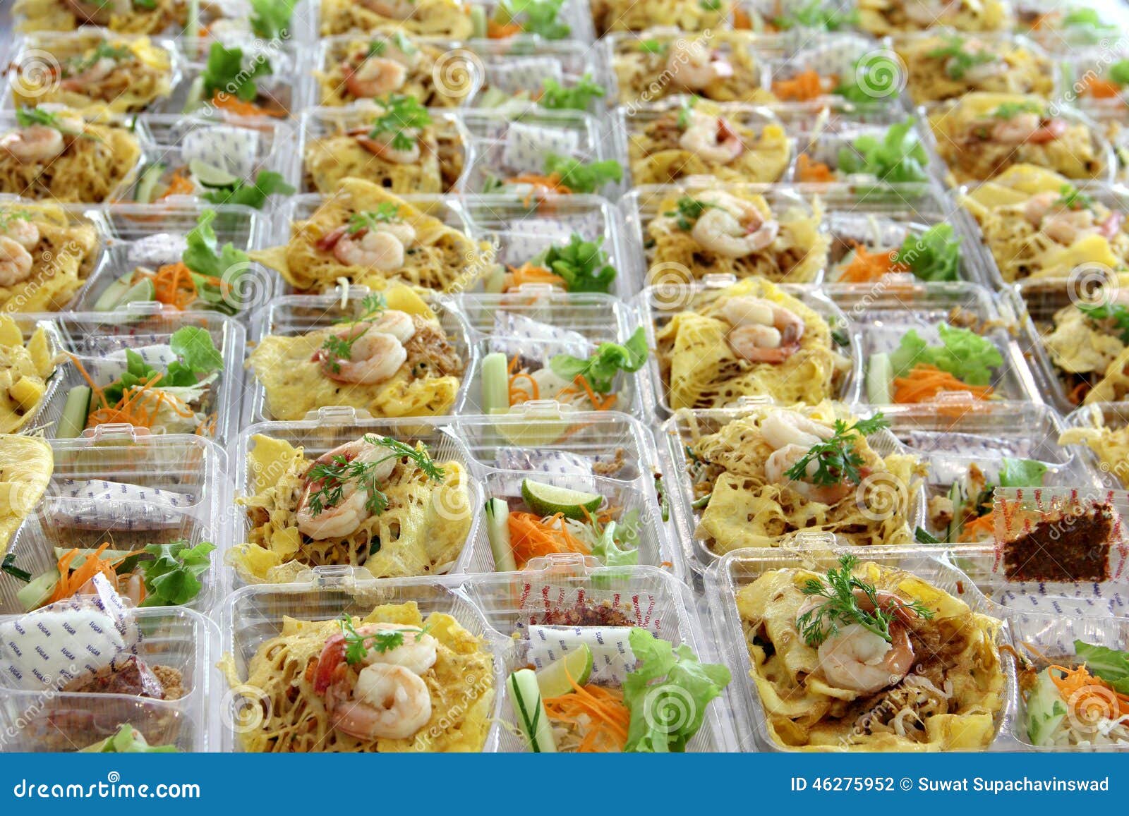 Prepared Food in Plastic Box Stock Photo - Image of food, preparation ...