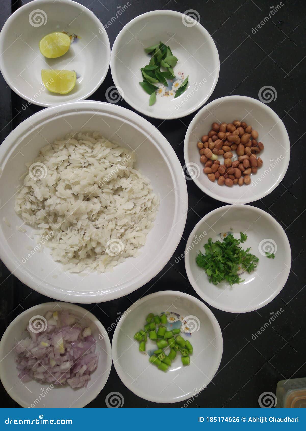 Prepared Ingredients for Breakfast Stock Photo - Image of prepared ...