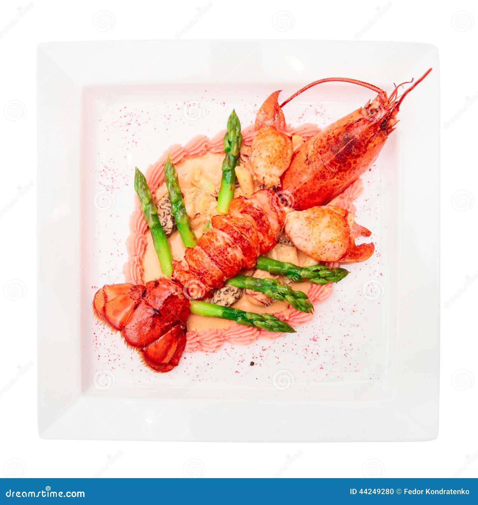 Prepared lobster, isolated stock photo. Image of healthy - 44249280