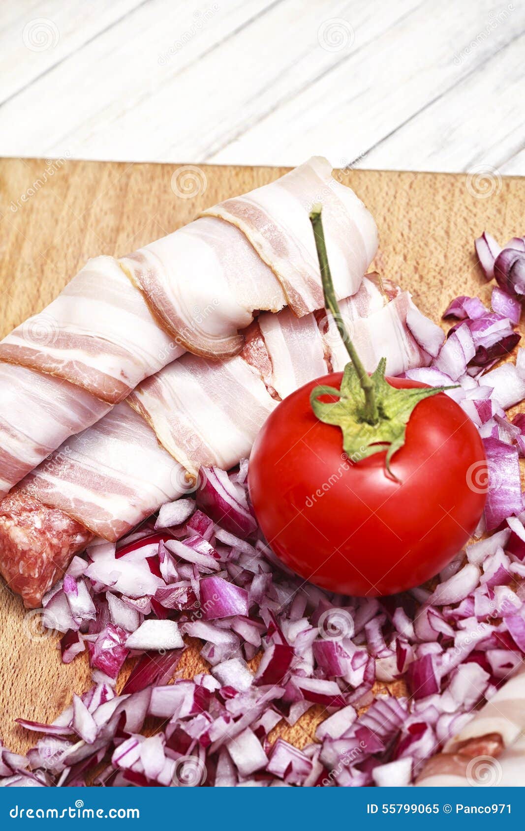 Prepared Meat and Bacon Barbecue Stock Image - Image of meat, brisket ...