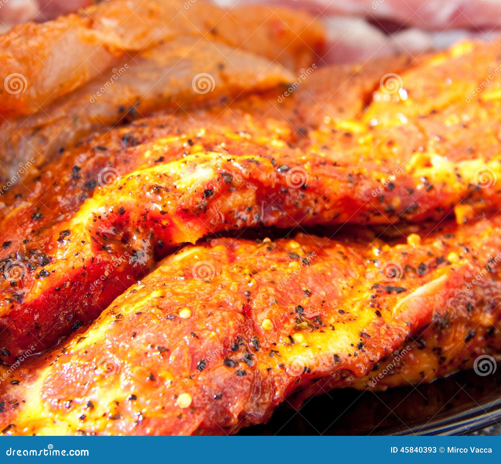Prepared meat stock image. Image of plate, lamb, food - 45840393
