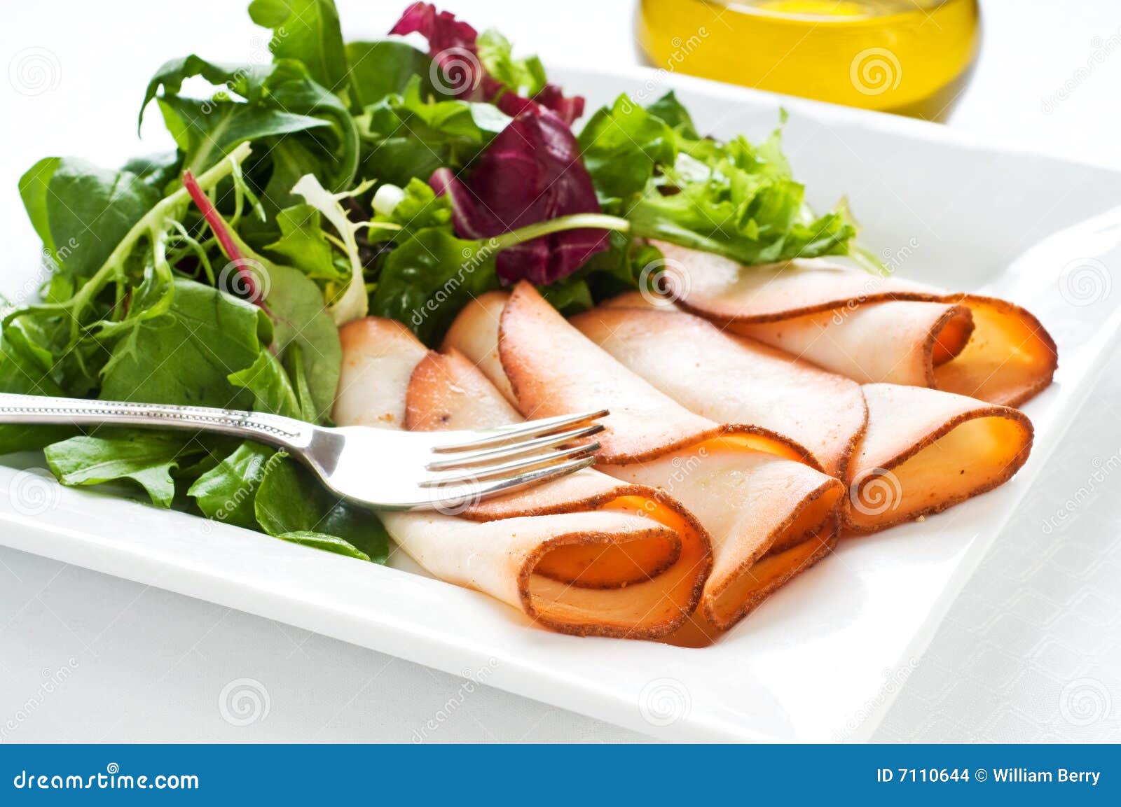 Prepared Meat and Salad stock photo. Image of salad, dinner - 7110644