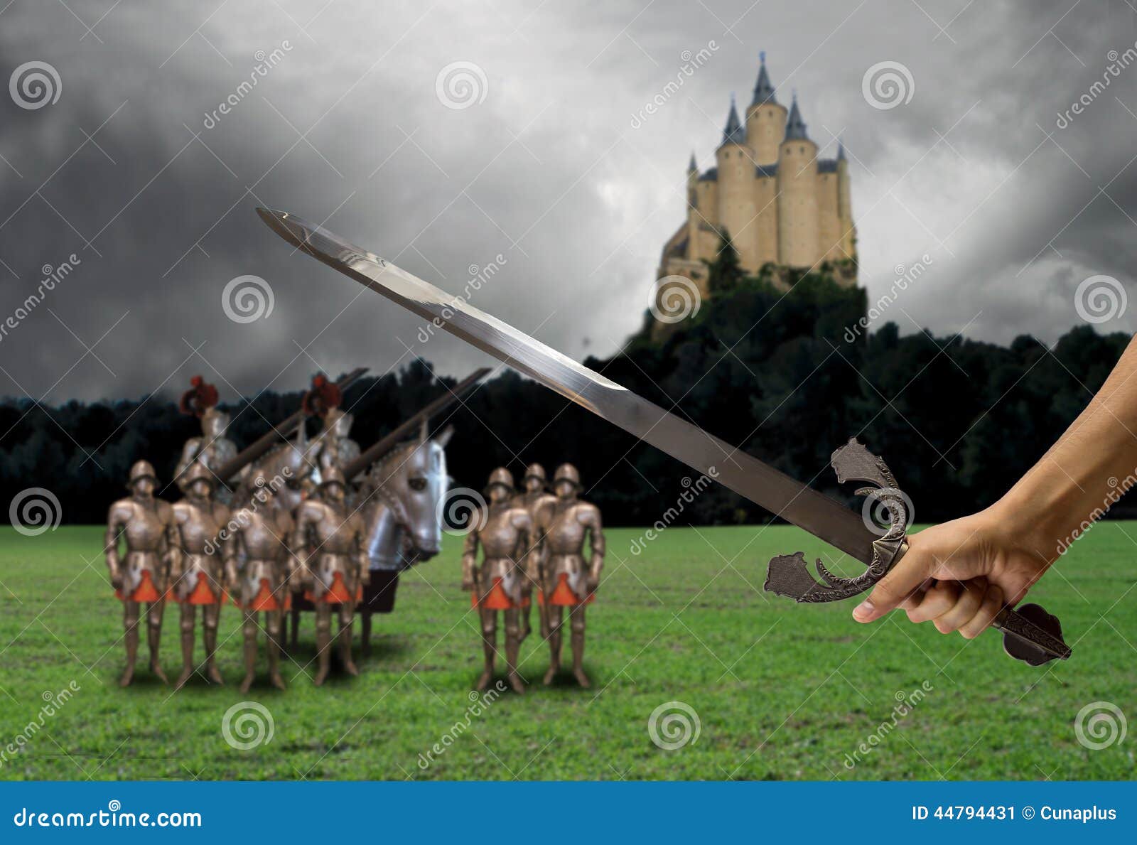 Prepared for Medieval Battle Stock Image - Image of history, conquering ...