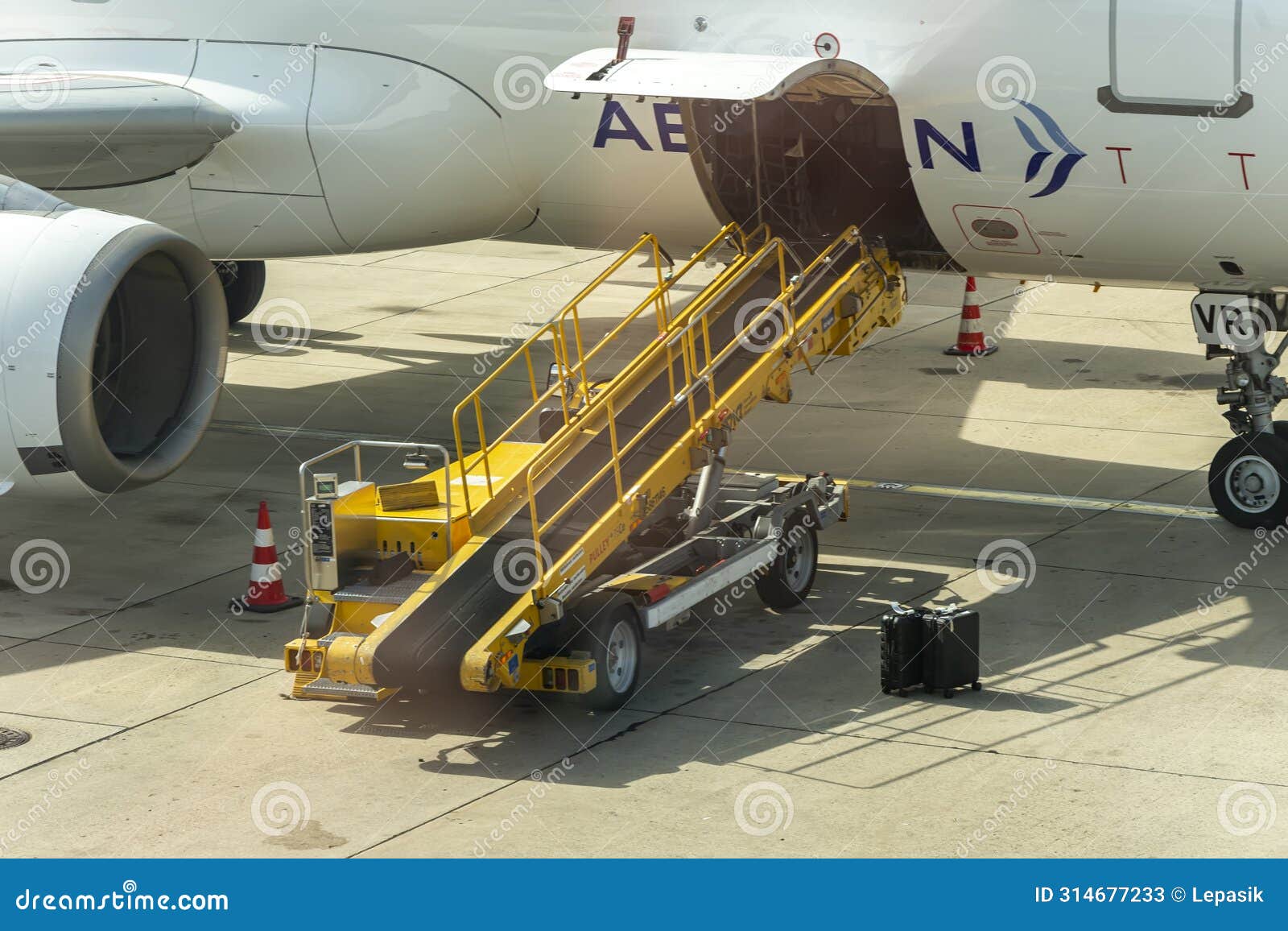 Preparing the Aircraft before Flight, Loading and Unloading Baggage ...
