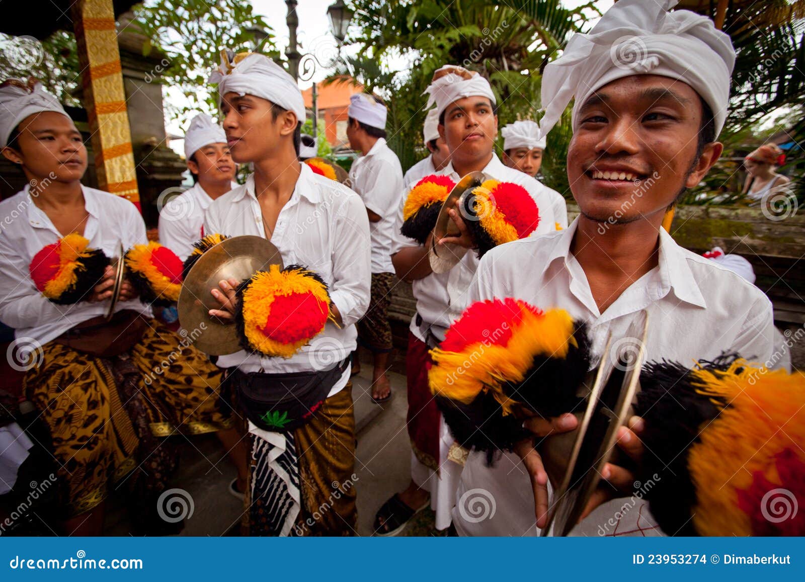 Preparing for Balinese New Year Editorial Stock Image - Image of lady ...