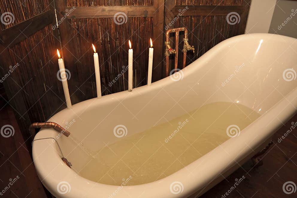 Preparing a bath stock image. Image of indoor, prepare - 15457451