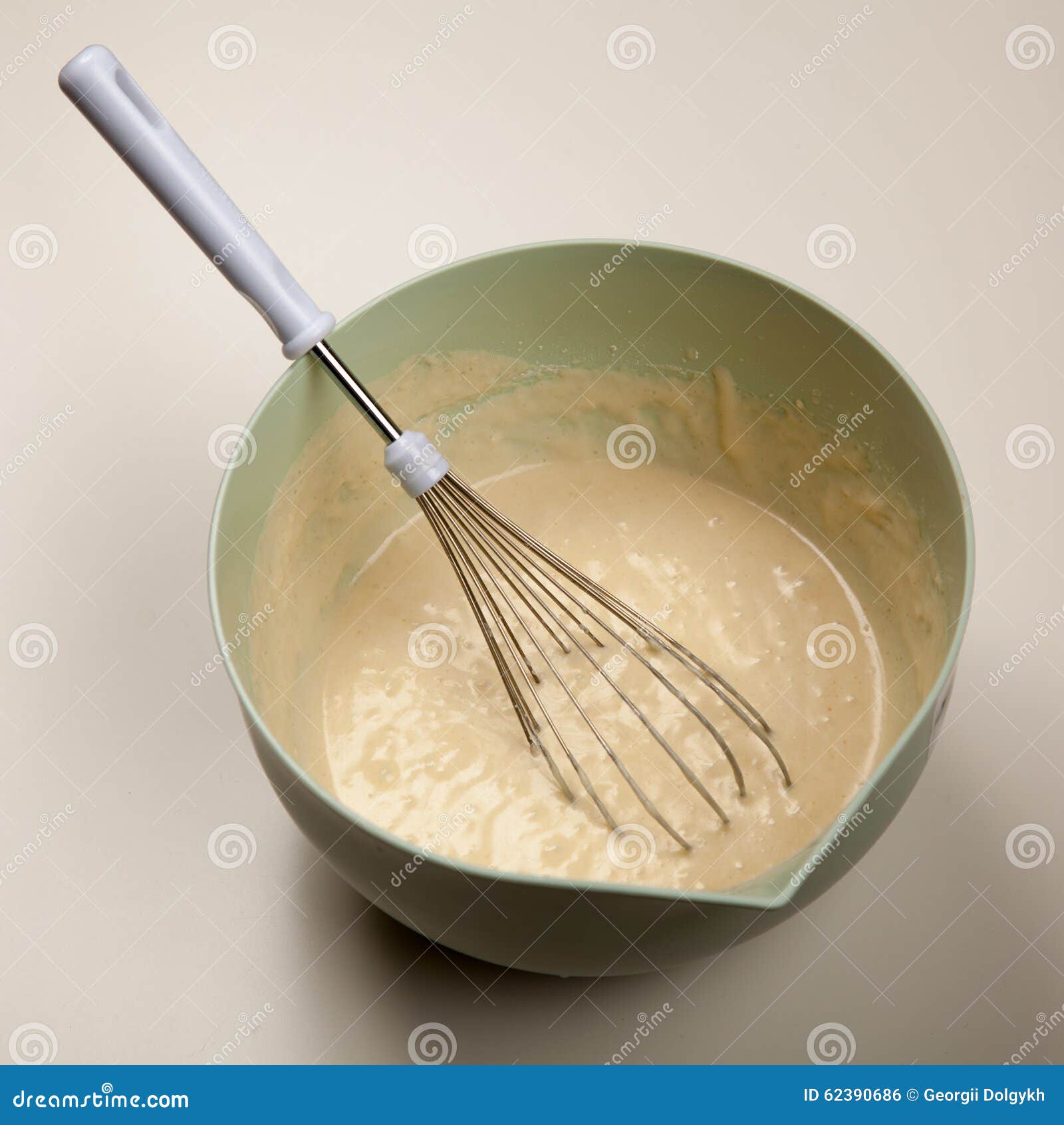 Preparing Batter for Pancakes Stock Photo - Image of ingredient, beater ...