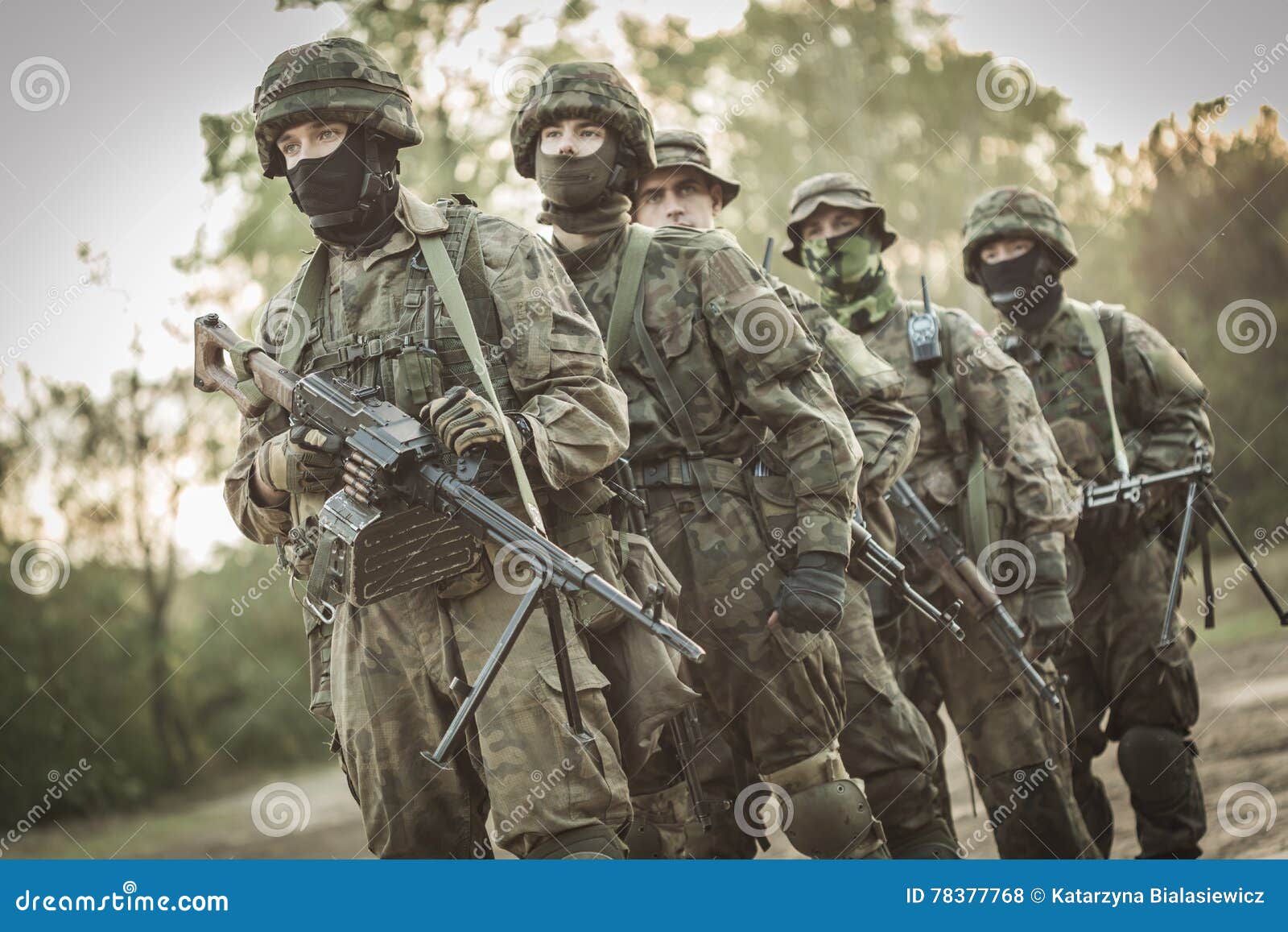 Preparing for the battle stock photo. Image of training - 78377768