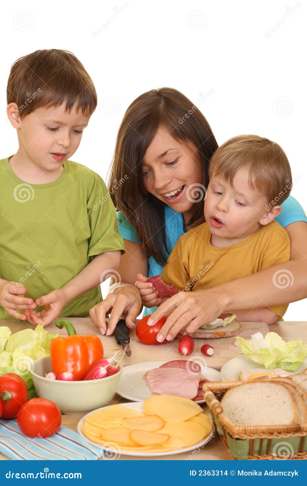 Preparing breakfast stock photo. Image of family, male - 2363314