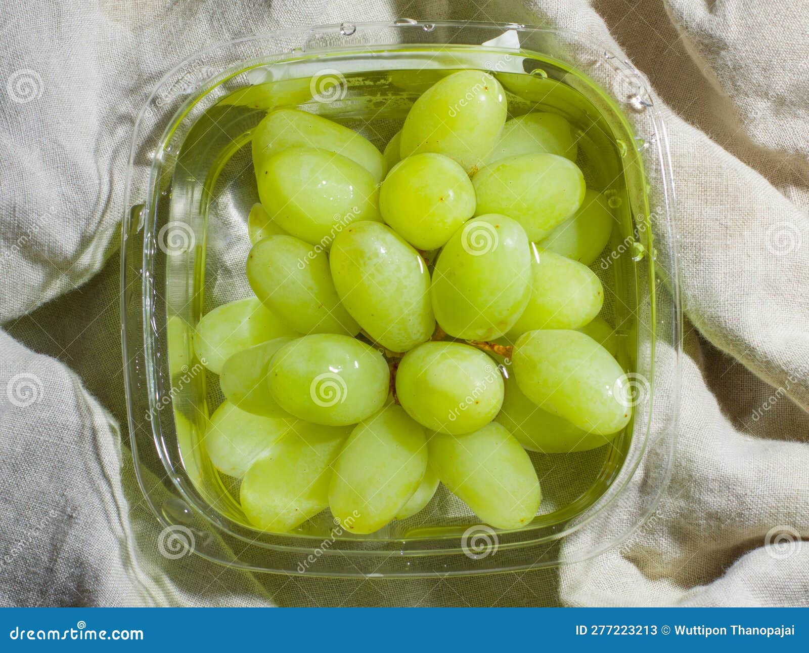 Preparing and Cleaning Washed Grapes after Bought 1 Stock Image - Image ...