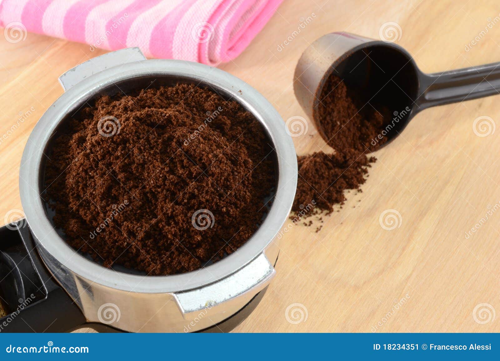 Preparing coffee stock image. Image of cafe, horizontal - 18234351