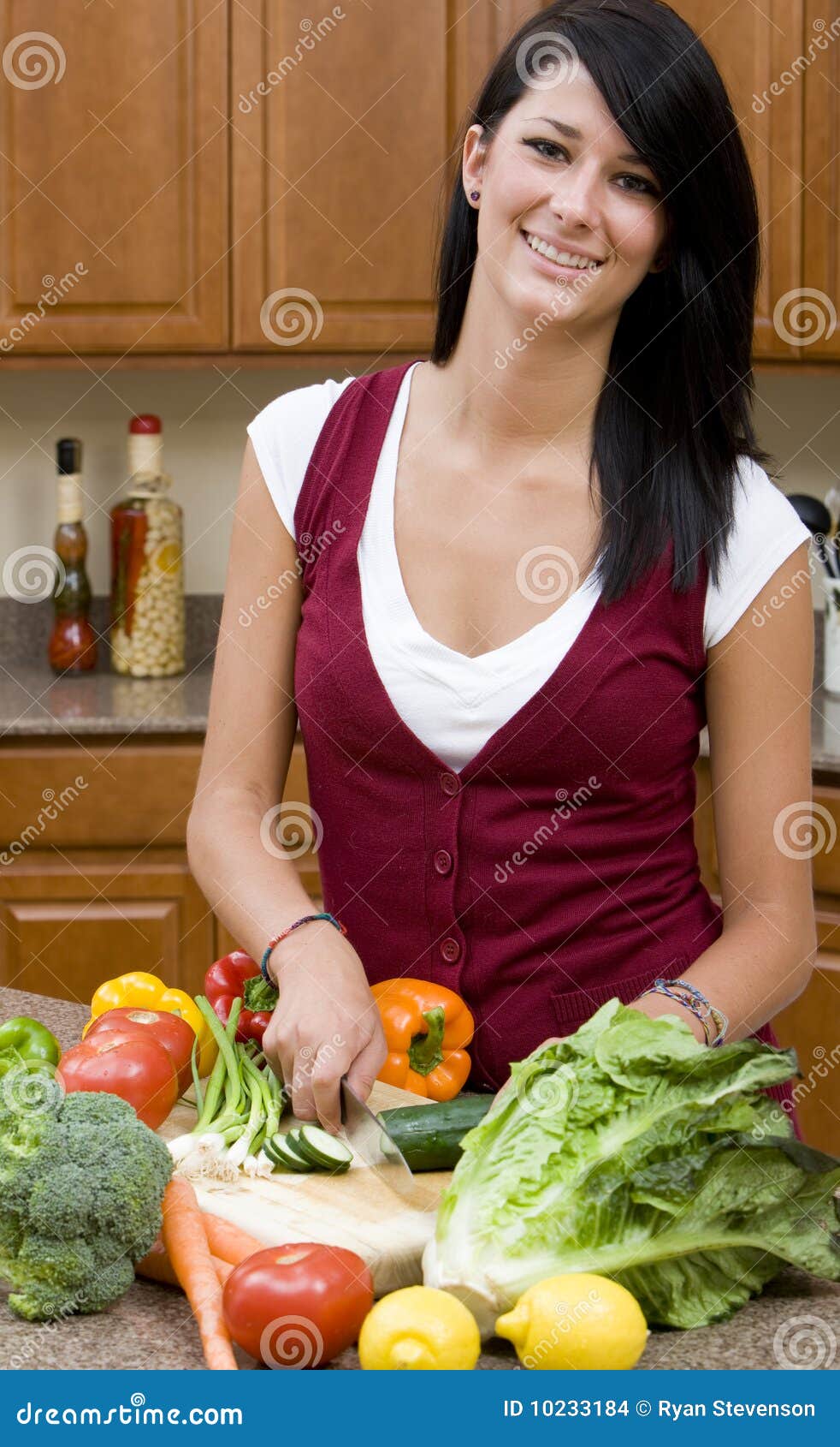 Preparing Dinner stock photo. Image of casual, dinner - 10233184