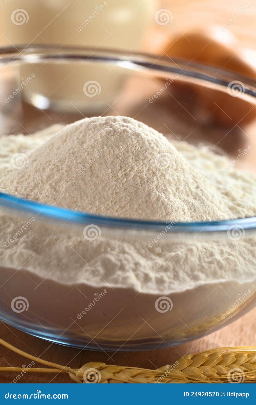 Preparing Dough for Crepes stock photo. Image of food - 24920520