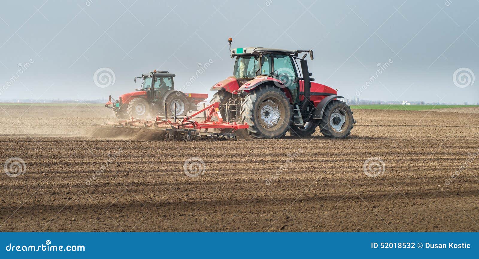 Preparing field stock photo. Image of agricultural, landscape - 52018532