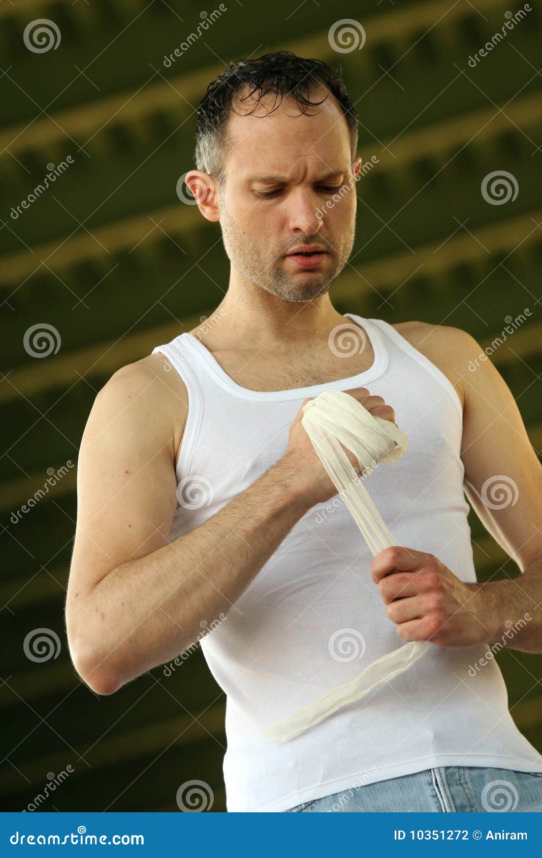 Preparing for the fight stock photo. Image of fighter - 10351272