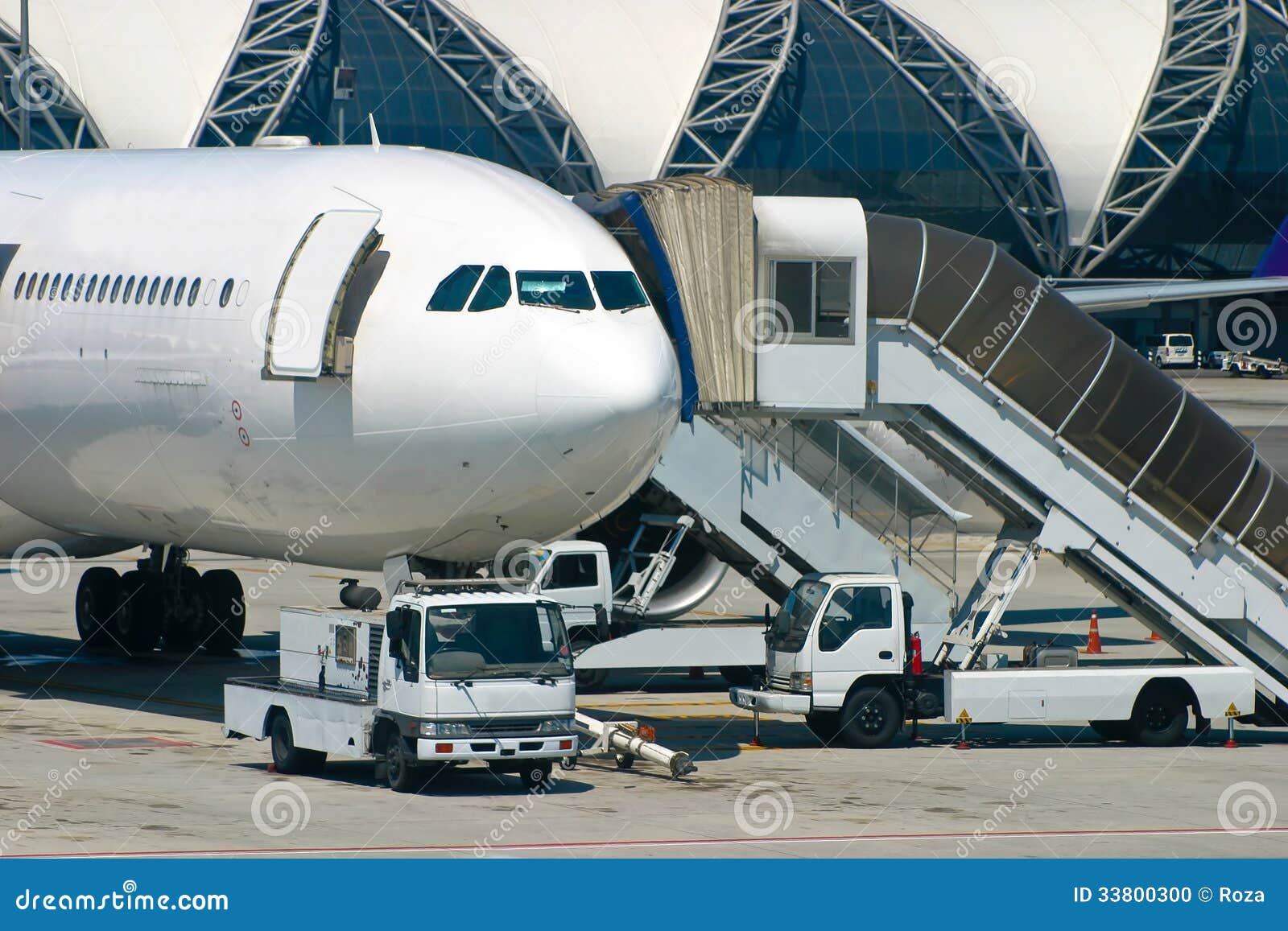 Preparing for the flight stock photo. Image of airport - 33800300