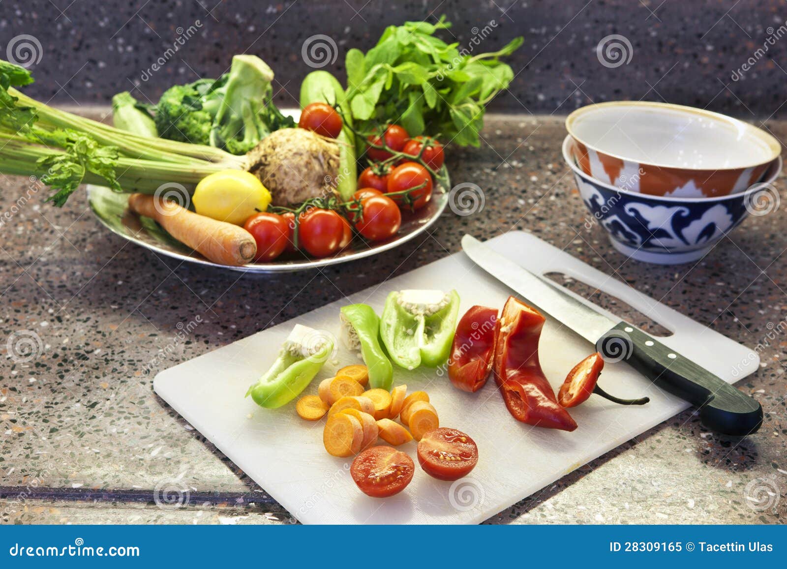 Preparing food stock image. Image of edible, knife, ingredient - 28309165