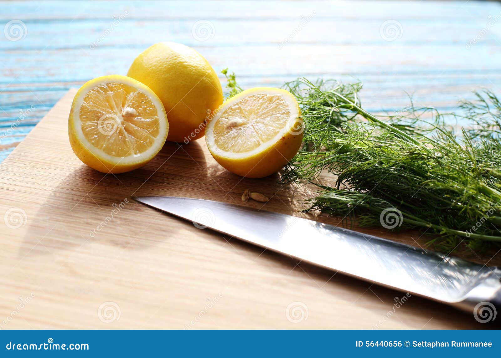 Preparing Food for Sauce Salad by Ingredient is Lemon and Coriander on ... Preparing Food for Sauce Salad by Ingredient is Lemon and Coriander on ...