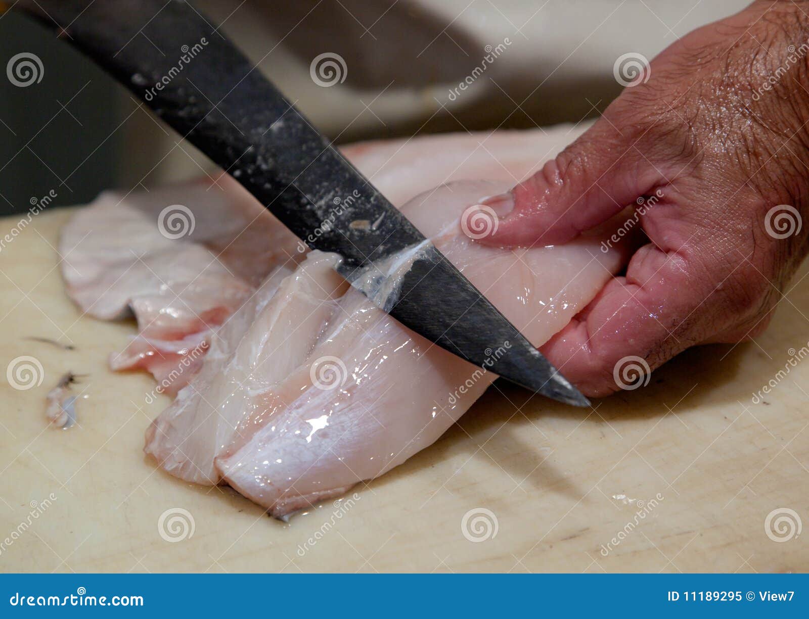 Preparing fresh fish stock image. Image of fresh, prepare - 11189295