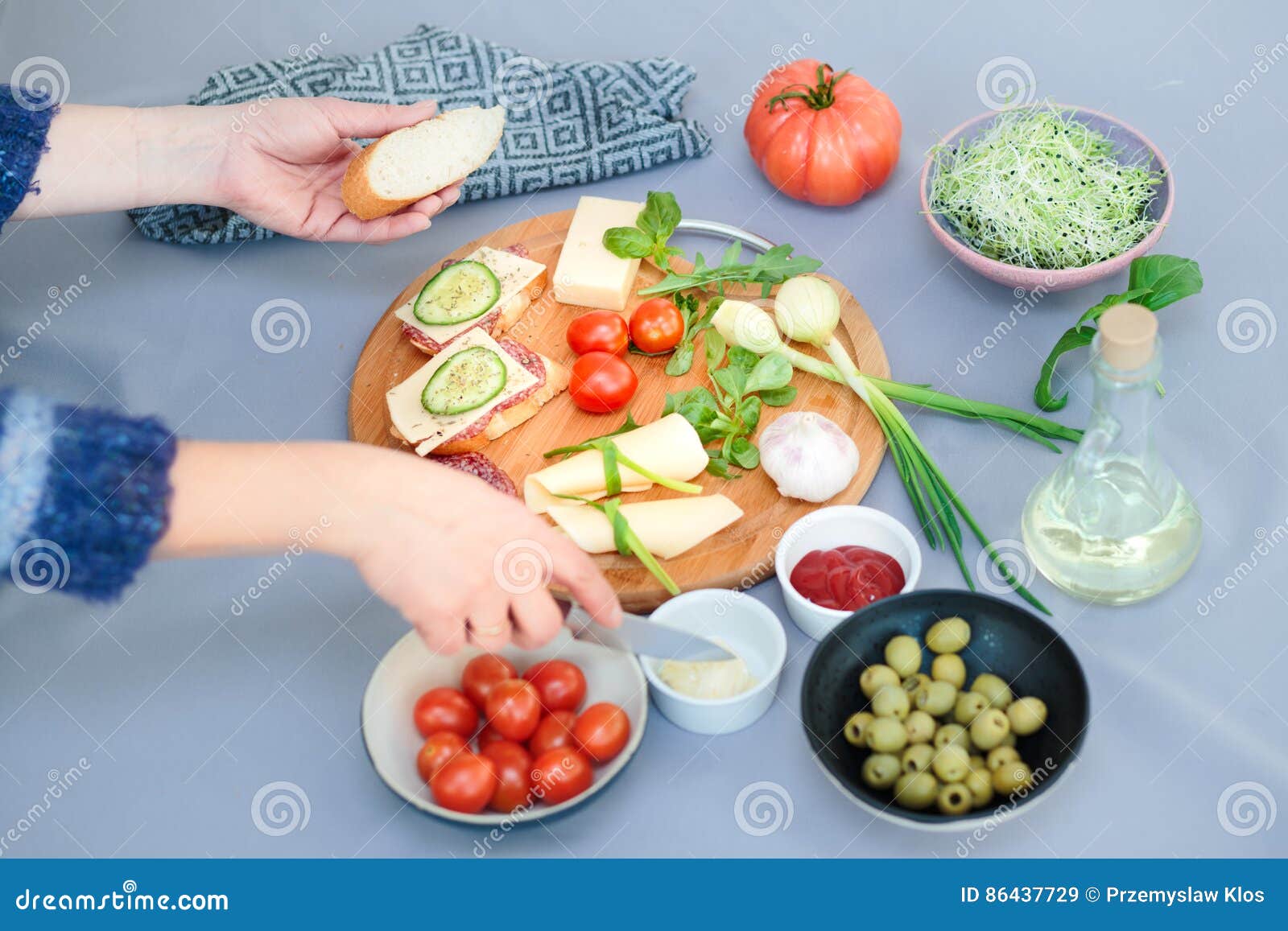 Preparing healthy snacks stock image. Image of sprouts - 86437729
