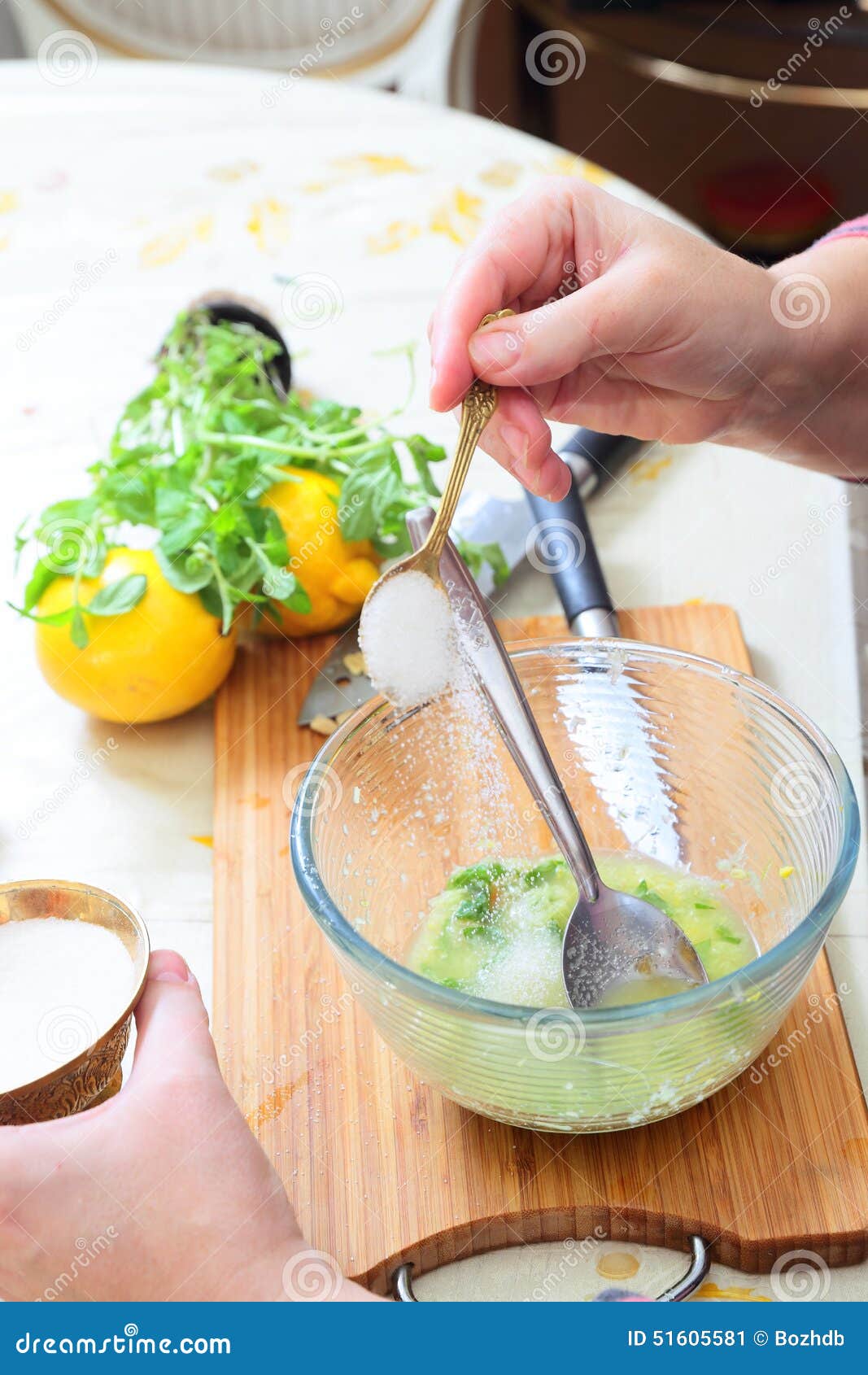 Preparing Homemade Lemonade Stock Image - Image of liquid, homemade ...