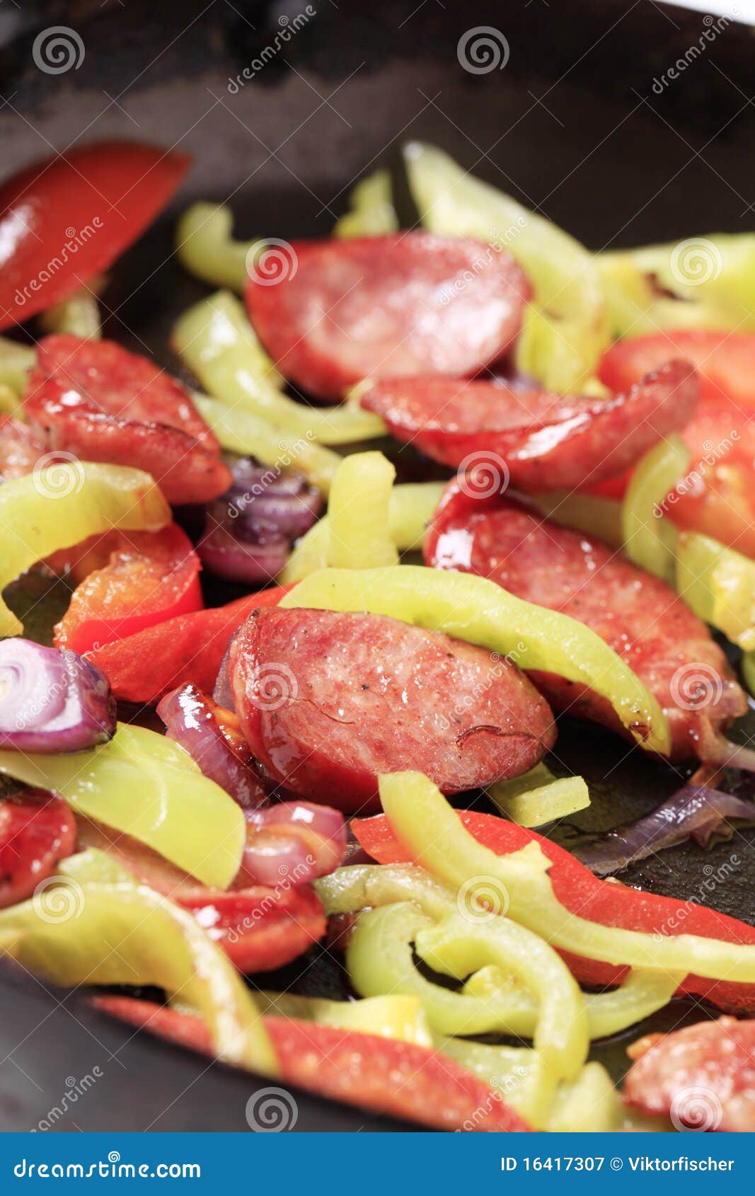 Preparing Hungarian Lesco stock image. Image of lecho - 16417307