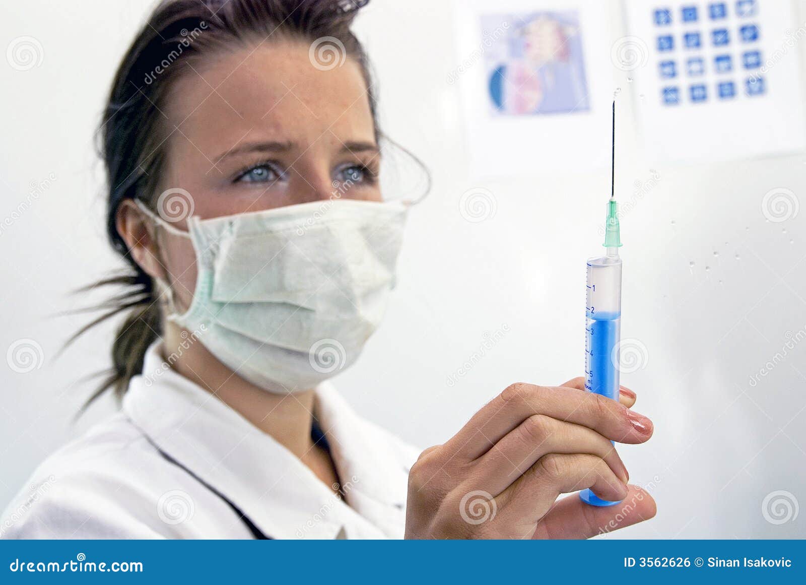 Preparing injection stock photo. Image of clinic, female - 3562626