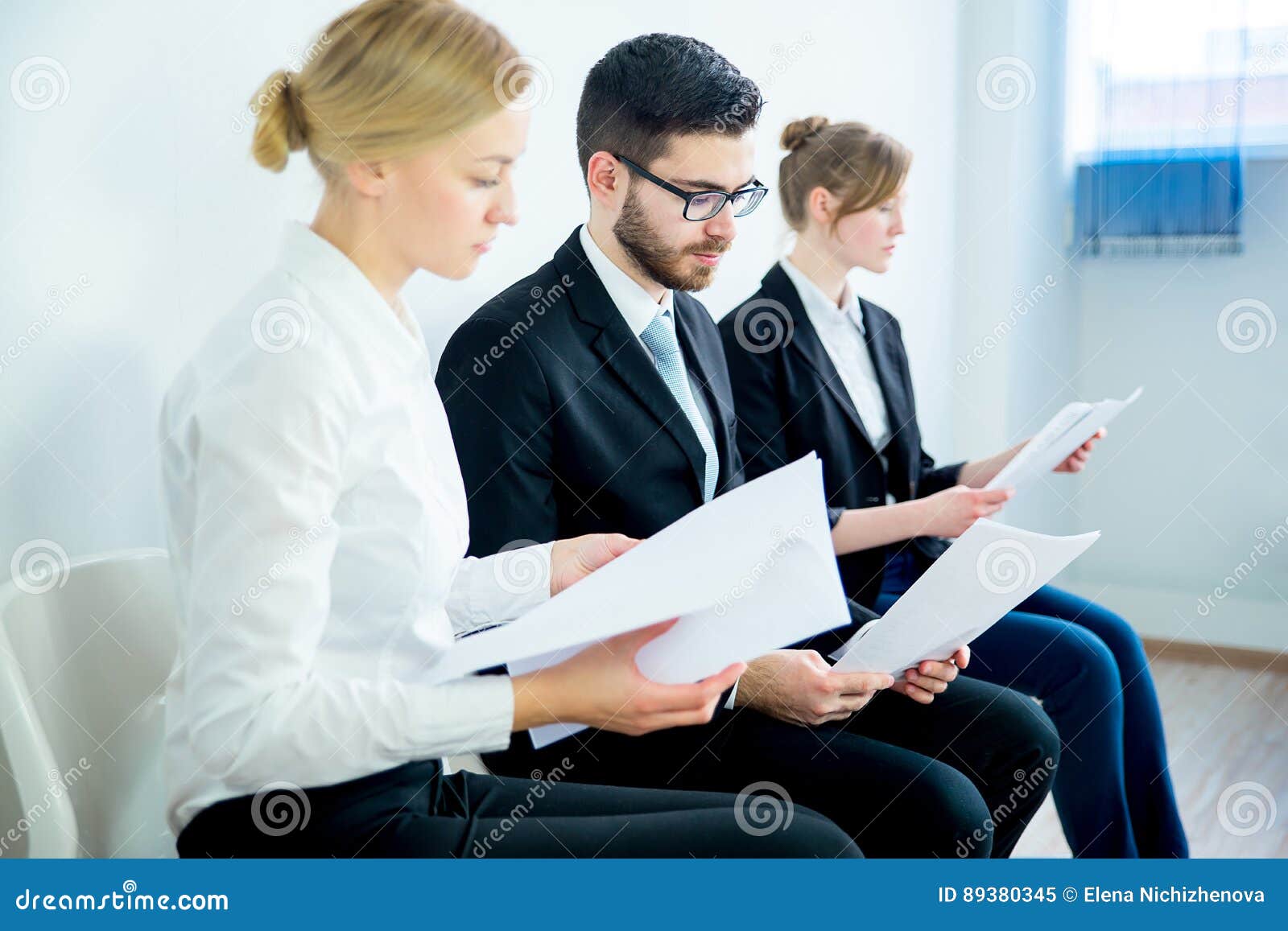 Preparing for a Job Interview Stock Image - Image of recruitment ...