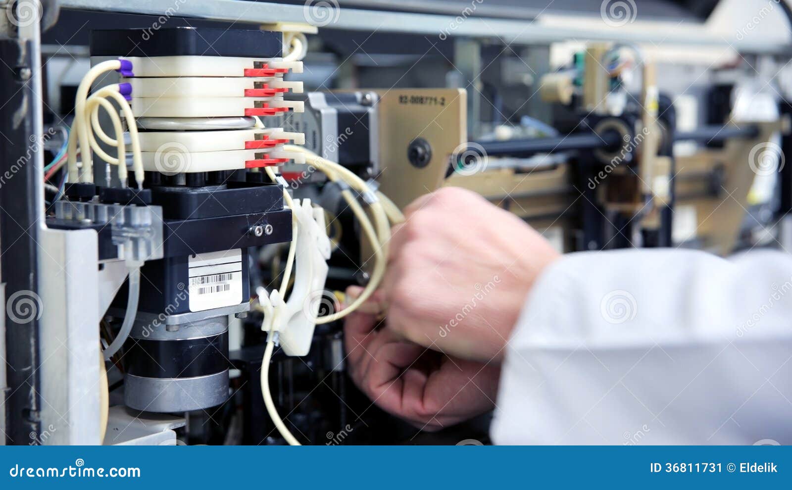 Preparing Laboratory Equipment Stock Image - Image of mechanic ...