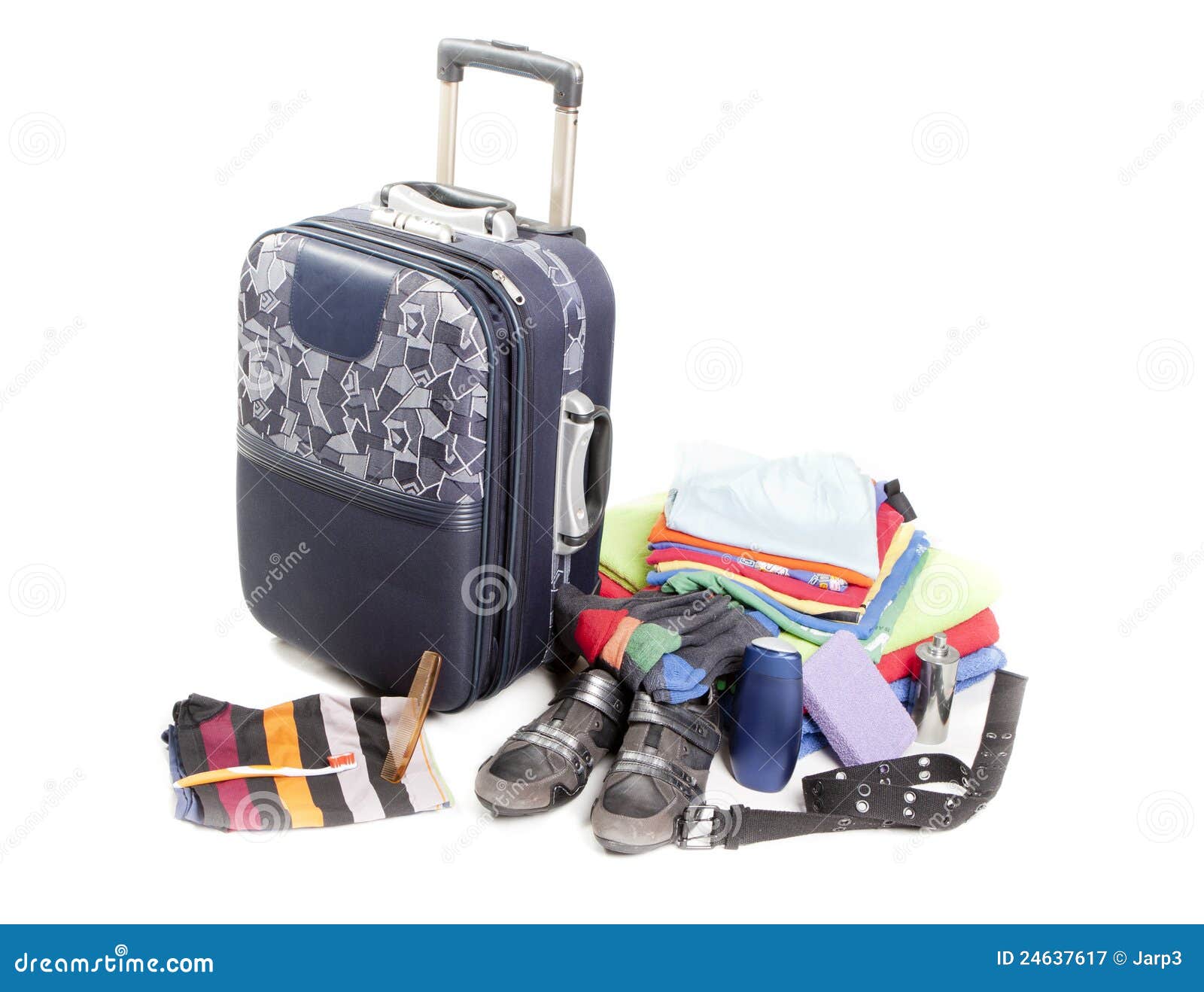 Preparing luggage stock image. Image of trip, luggage - 24637617
