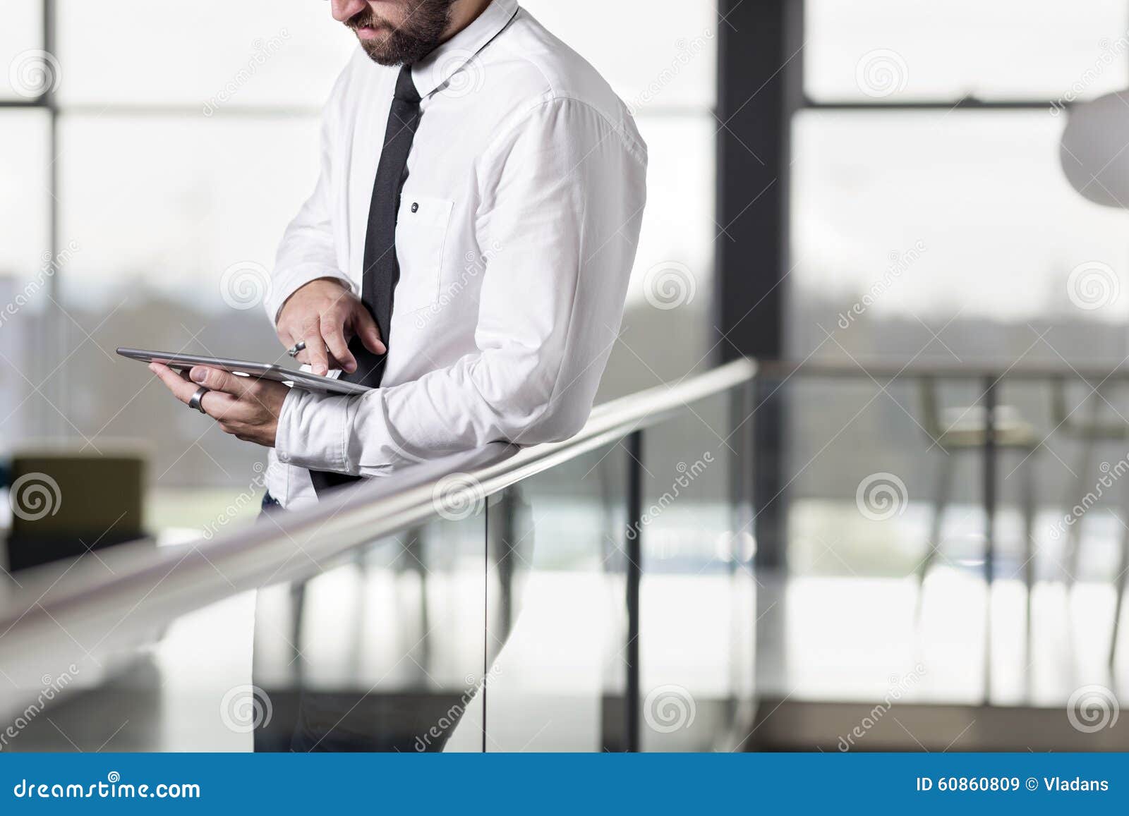 Preparing for a meeting stock image. Image of male, occupation - 60860809